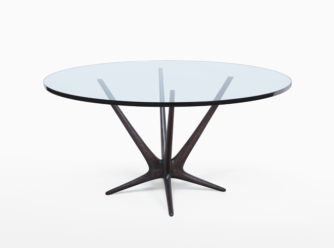 Vladimir Kagan, tables, Pedestal Dining Table