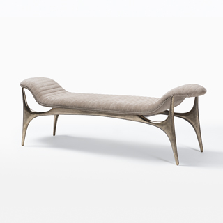Vladimir Kagan, Seating, Cast Bench