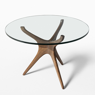 Vladimir Kagan, tables, Sculpted Dining Table